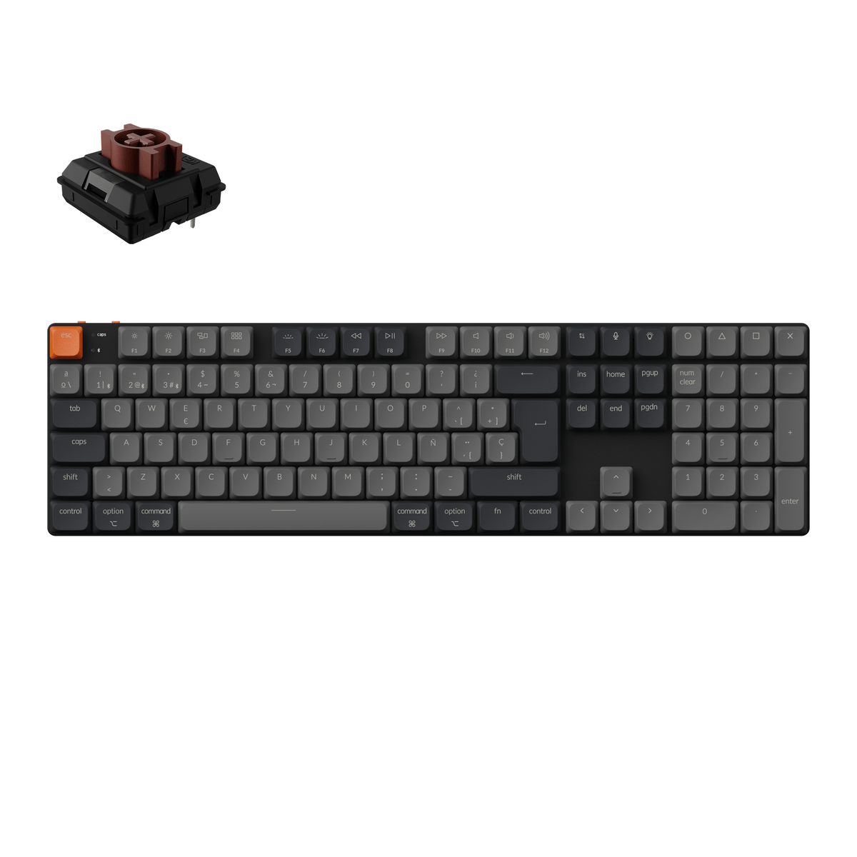 Keychron K5 QMK Wireless Mechanical Keyboard (ISO Layout) - Version 2 ...