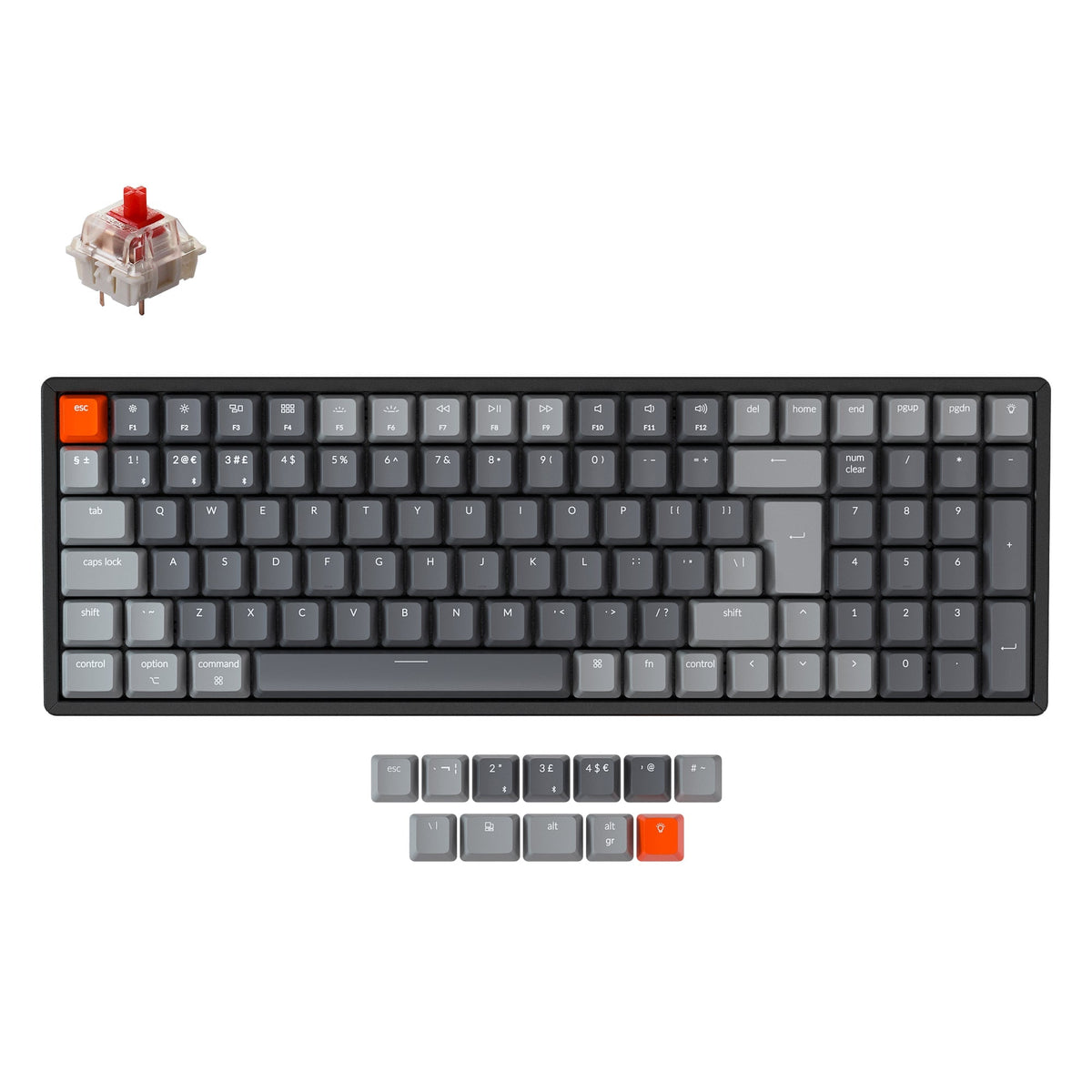 Keychron K4 Wireless Mechanical Keyboard (UK ISO Layout) - Version 2 ...