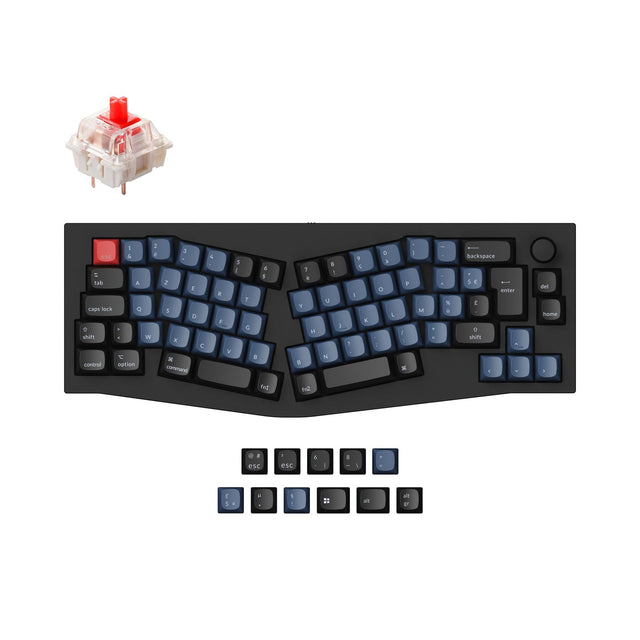 Keychron Q8 (Alice Layout) QMK Custom Mechanical Keyboard ISO Layout C ...